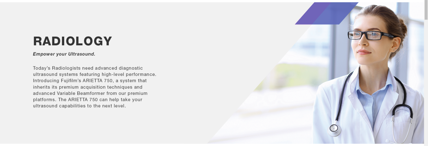 Radiology Ultrasound – ARIETTA 750 | Fujifilm Healthcare