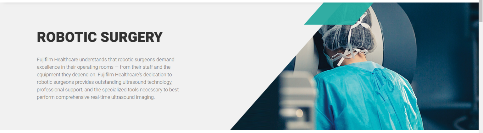 ROBOTIC SURGERY - ARIETTA Precision | Fujifilm Healthcare